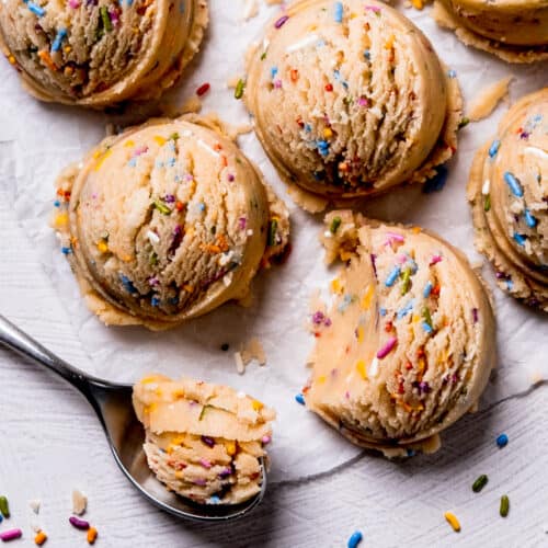 Edible Funfetti Cookie Dough – Broken Oven Baking Company