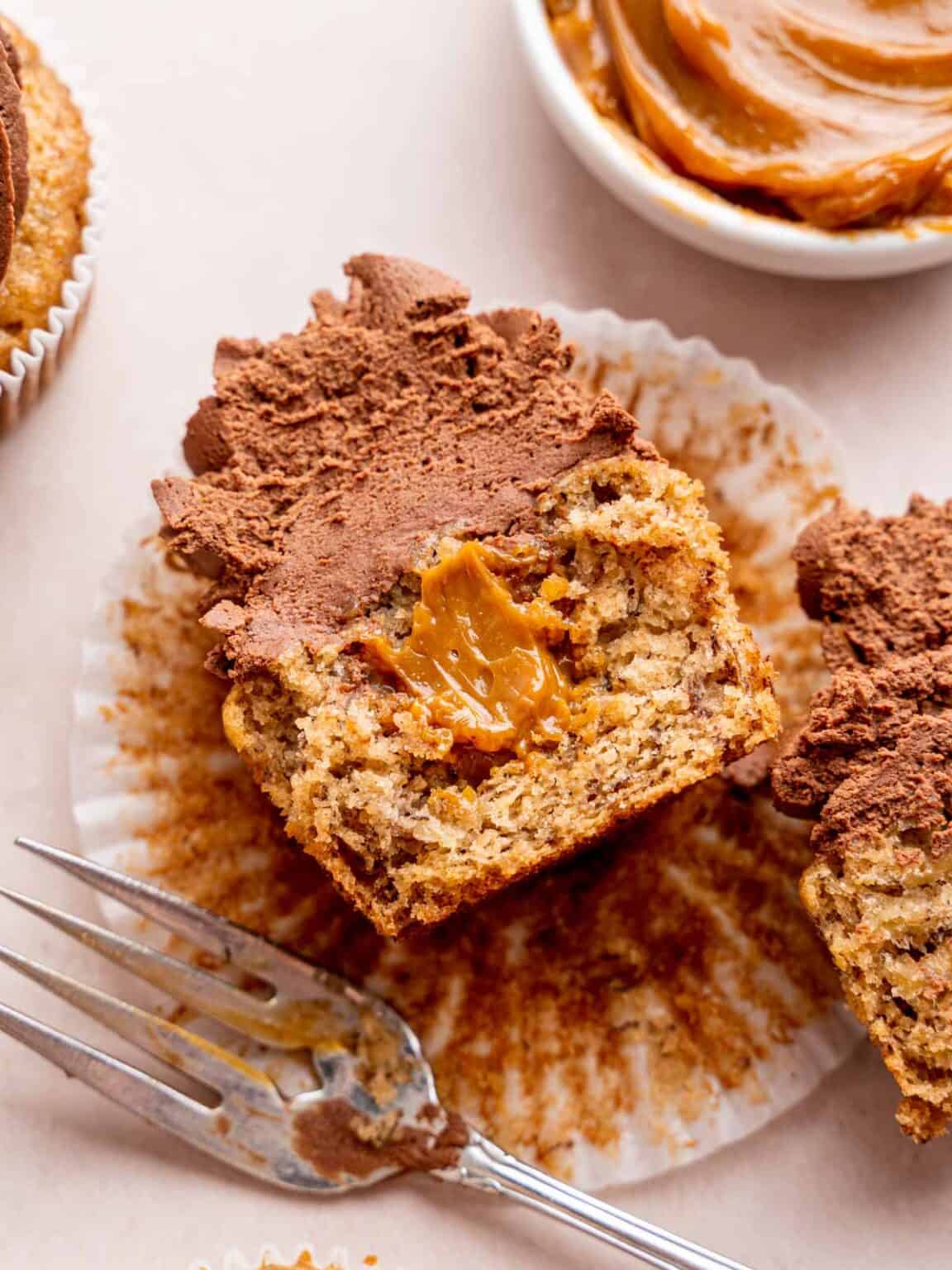 Banoffee Cupcakes – Broken Oven Baking