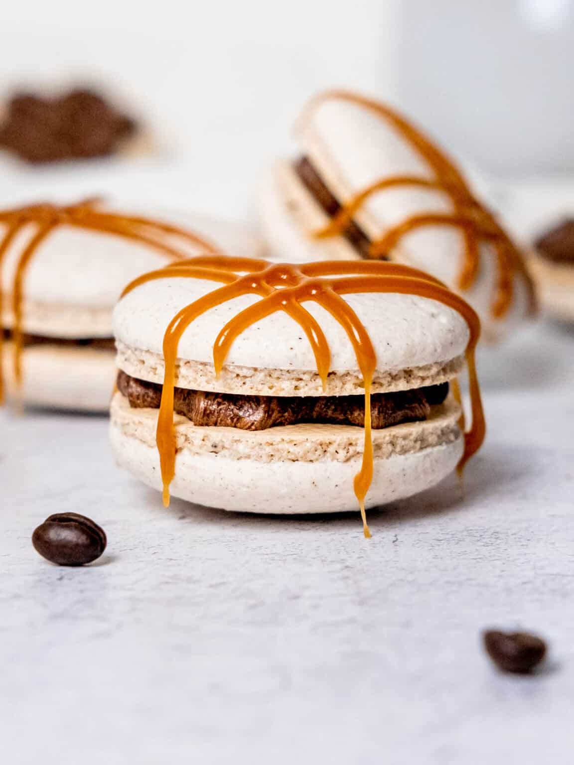Dirty Chai Macarons – Broken Oven Baking
