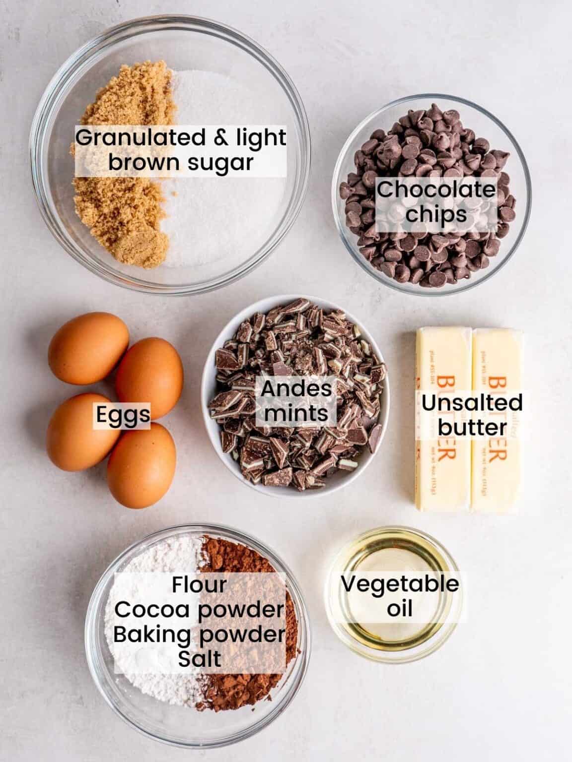 Andes Mint Brownies – Broken Oven Baking