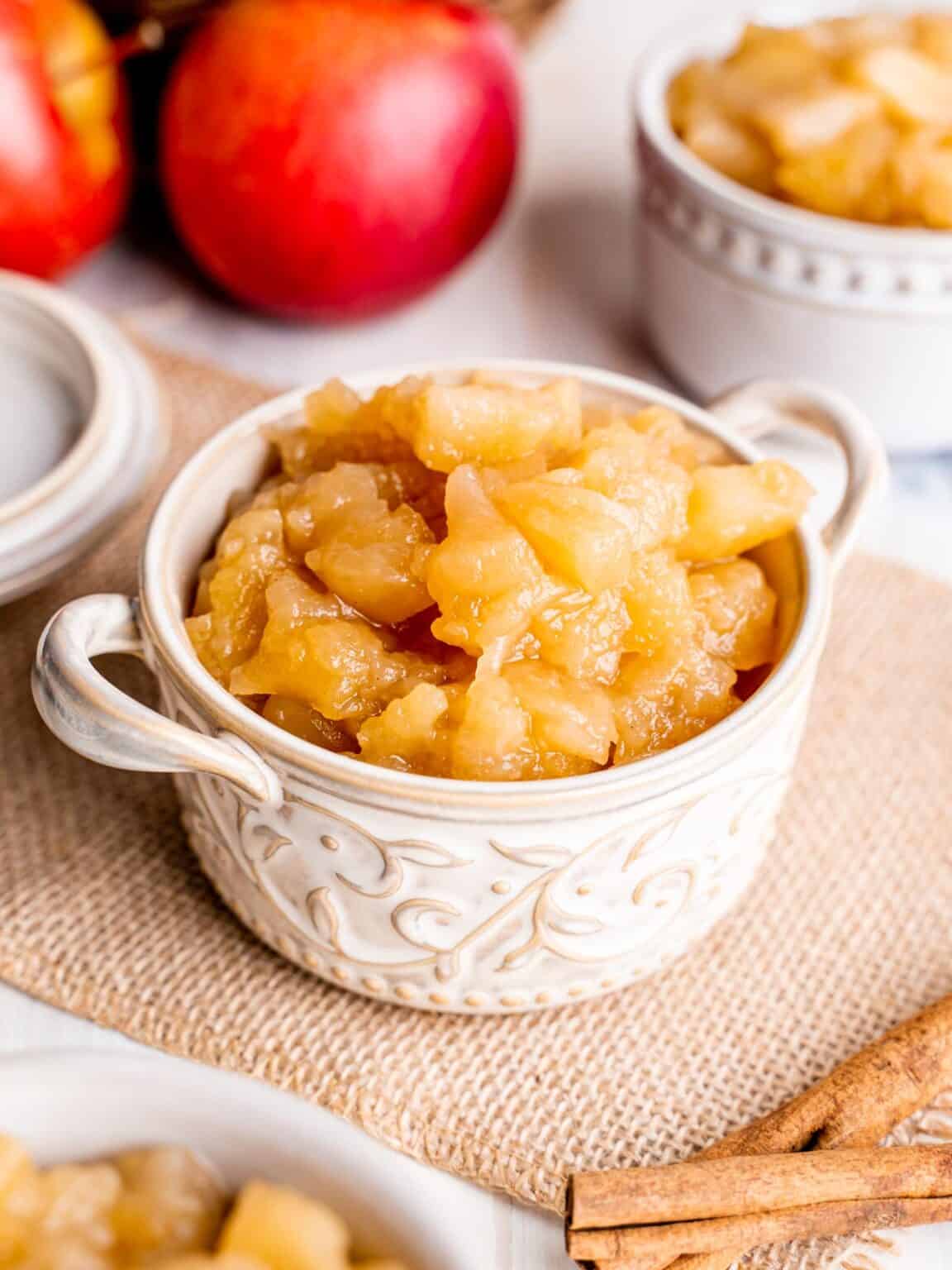 Homemade Chunky Applesauce – Broken Oven Baking