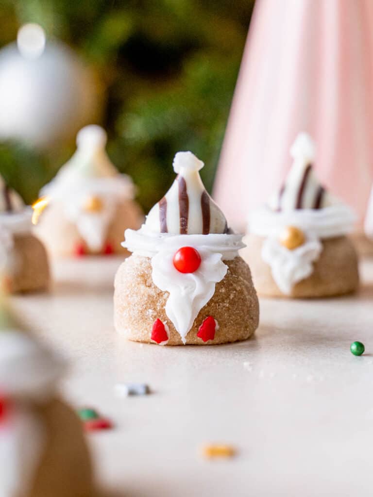 Gnome Cookie Peanut Butter Blossoms – Broken Oven Baking