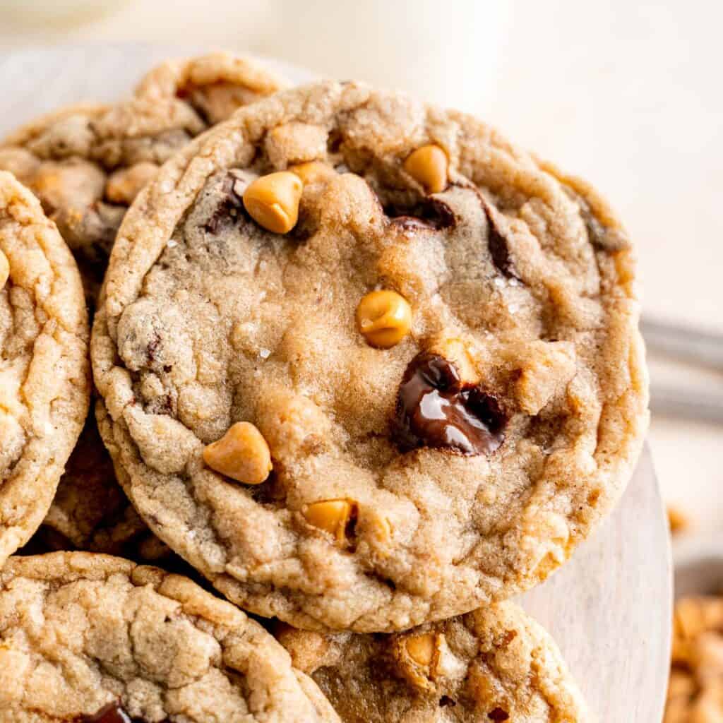Chewy Chocolate Butterscotch Chip Cookies (Small Batch) – Broken Oven ...