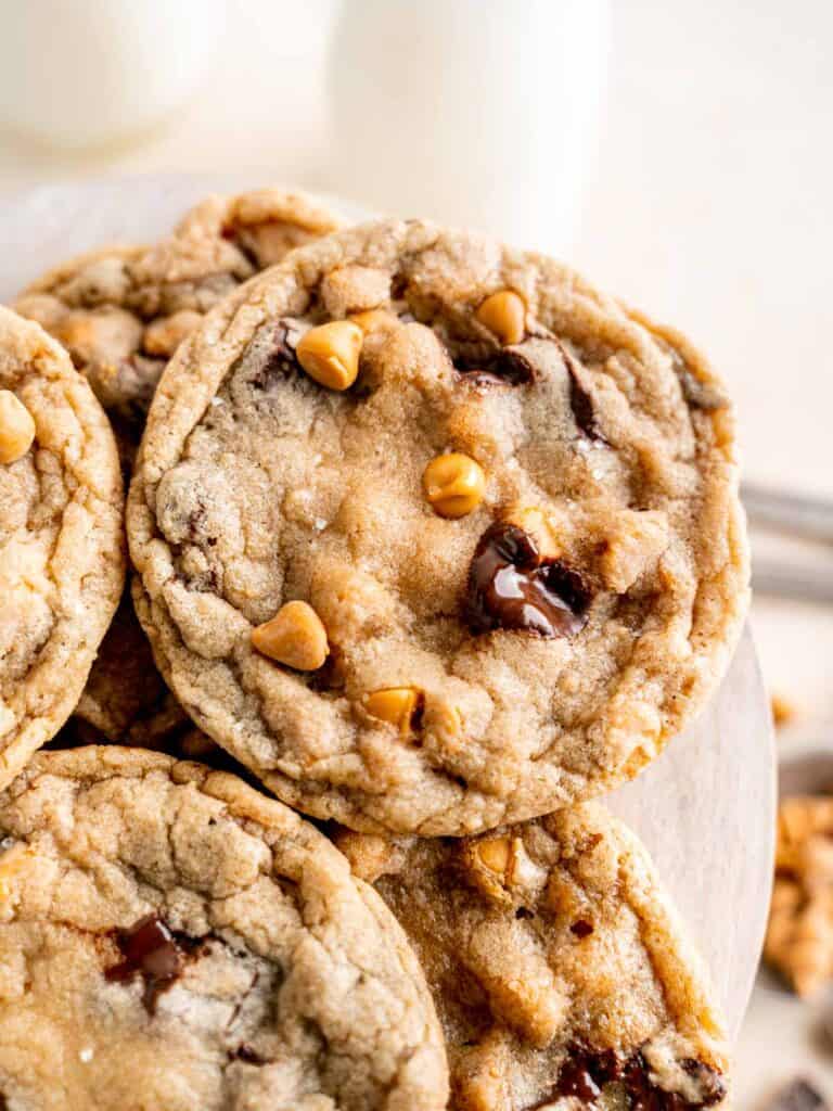 Chewy Chocolate Butterscotch Chip Cookies (Small Batch) – Broken Oven ...