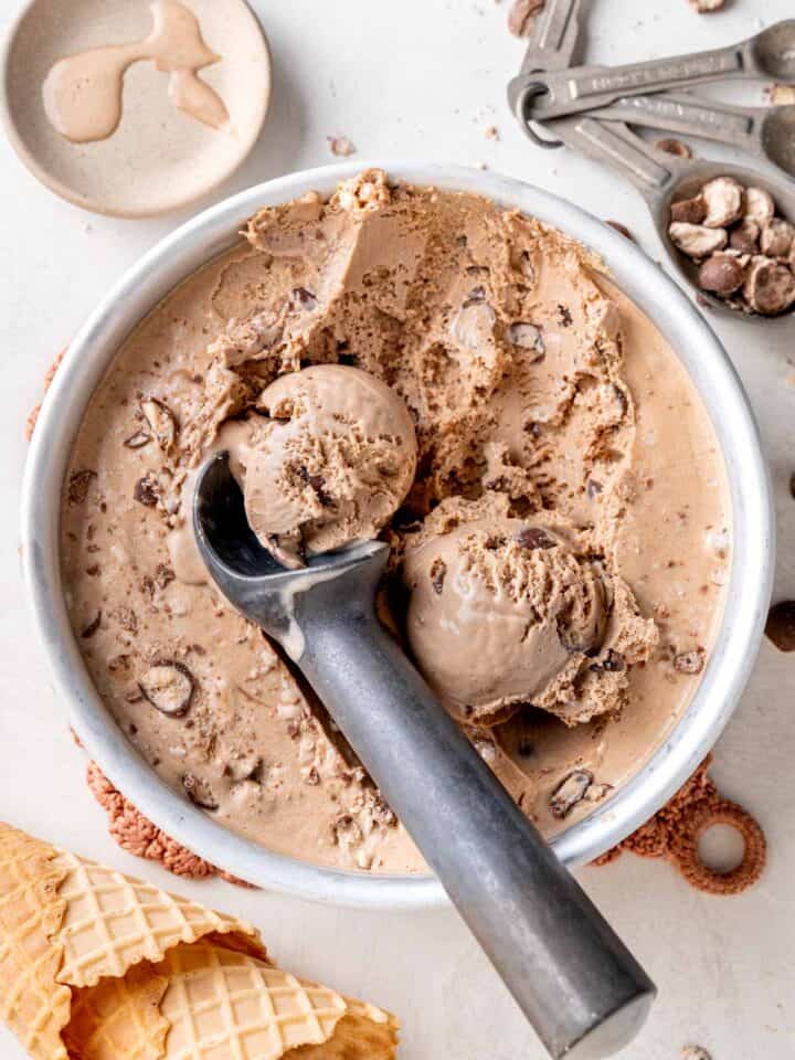Chocolate Malted Crunch Ice Cream – Broken Oven Baking