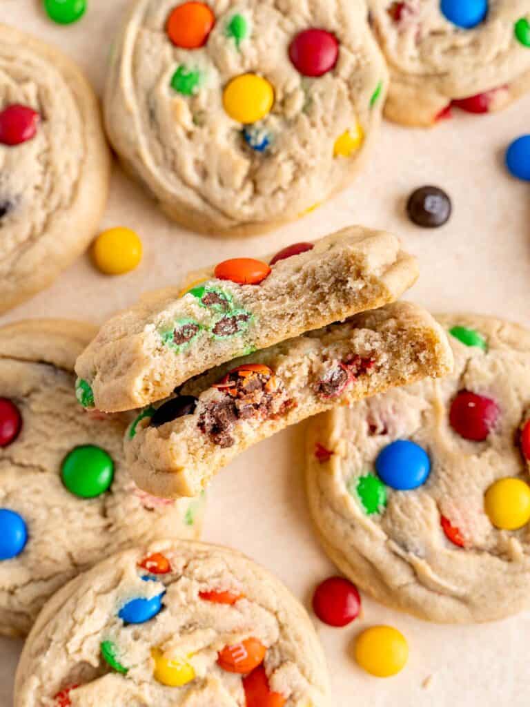 Soft M&M Sugar Cookies – Broken Oven Baking