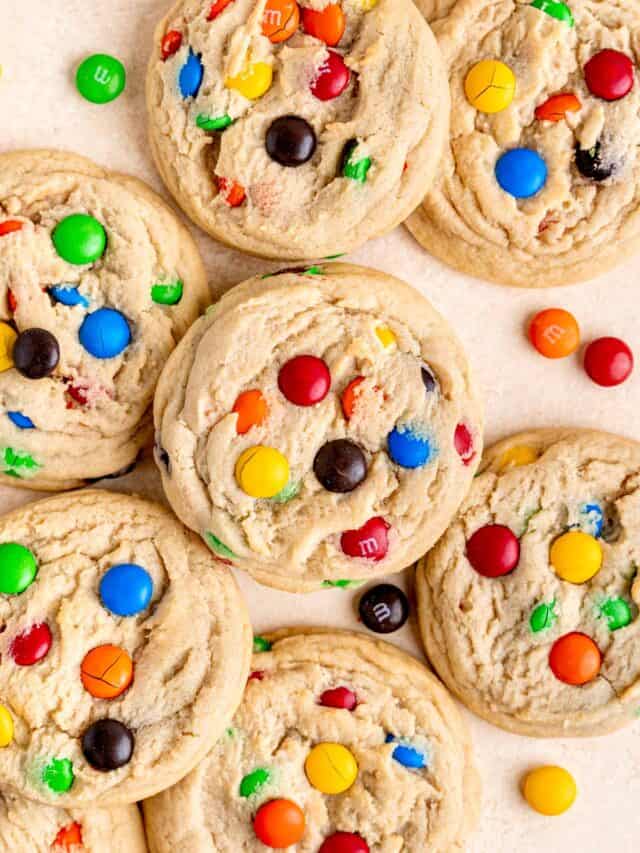 Soft M&M Sugar Cookies – Broken Oven Baking