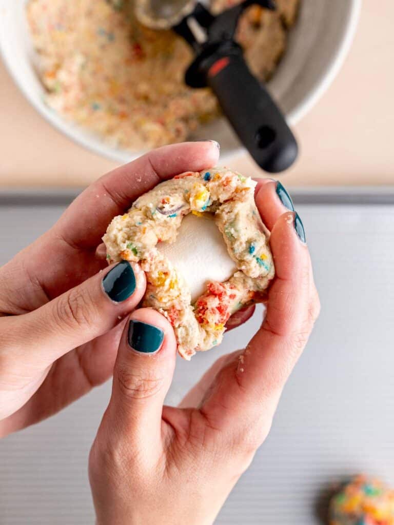 Fruity Pebble Marshmallow Cookies – Broken Oven Baking
