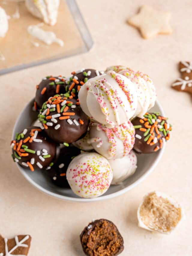 Christmas Cookie Truffles – Broken Oven Baking