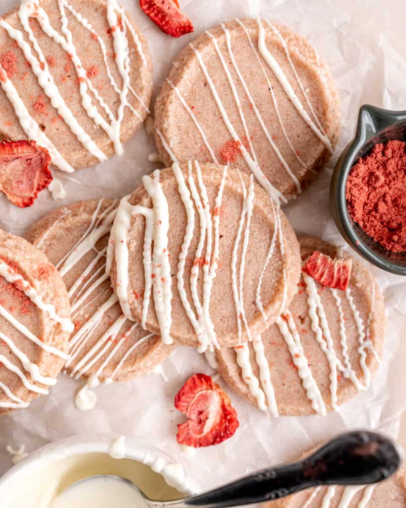 Easy Strawberry Shortbread Cookies – Broken Oven Baking
