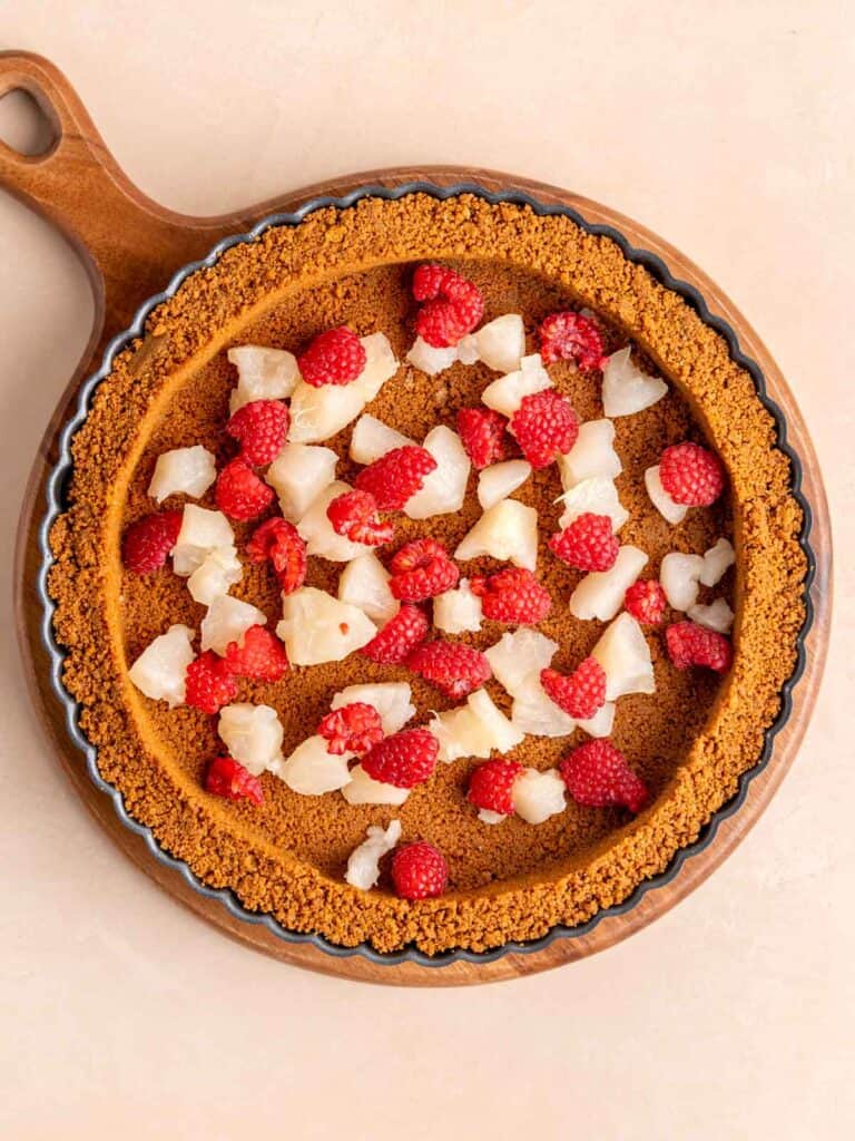 Pear and Raspberry Buttermilk Tart – Broken Oven Baking
