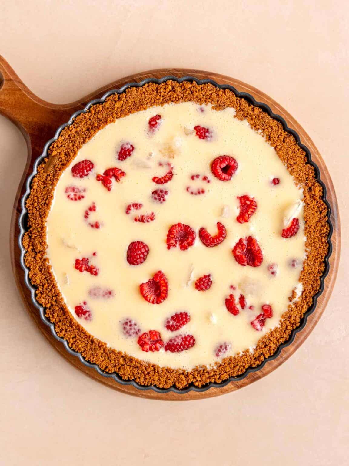 Pear and Raspberry Buttermilk Tart – Broken Oven Baking