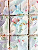 Easy Rainbow Sprinkle Cake with Vanilla Frosting – Broken Oven Baking