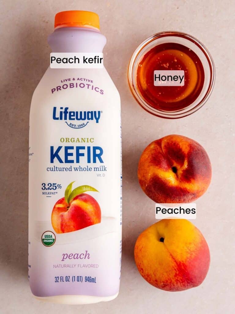 Easy Homemade Peach Kefir Ice Cream (3 Ingredients) – Broken Oven Baking