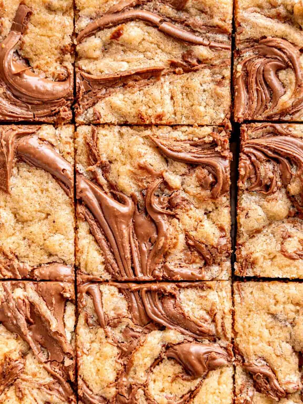 The Best Easy Nutella Bars – Broken Oven Baking