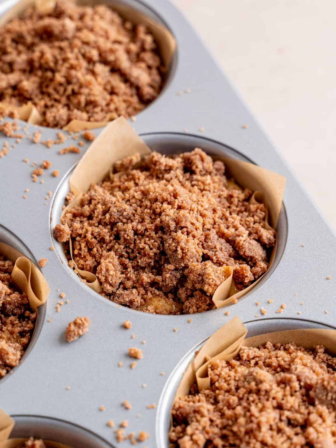 Cappuccino Muffins with Cocoa Streusel Topping – Broken Oven Baking