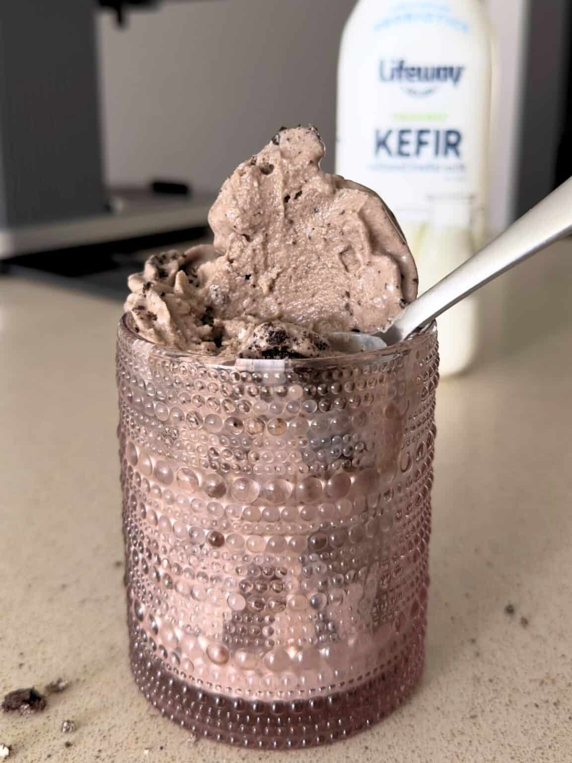 Easy Cookies and Cream Kefir Ice Cream (Ninja Creami Recipe) – Broken ...