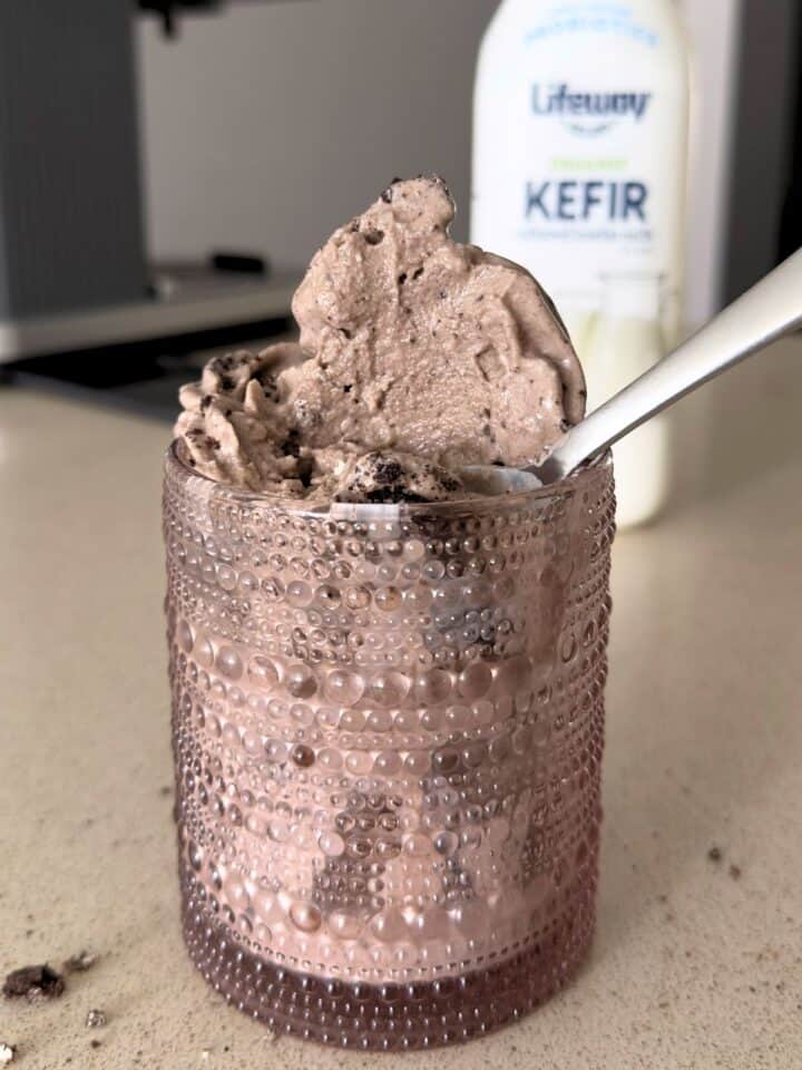 Easy Cookies and Cream Kefir Ice Cream (Ninja Creami Recipe) – Broken ...
